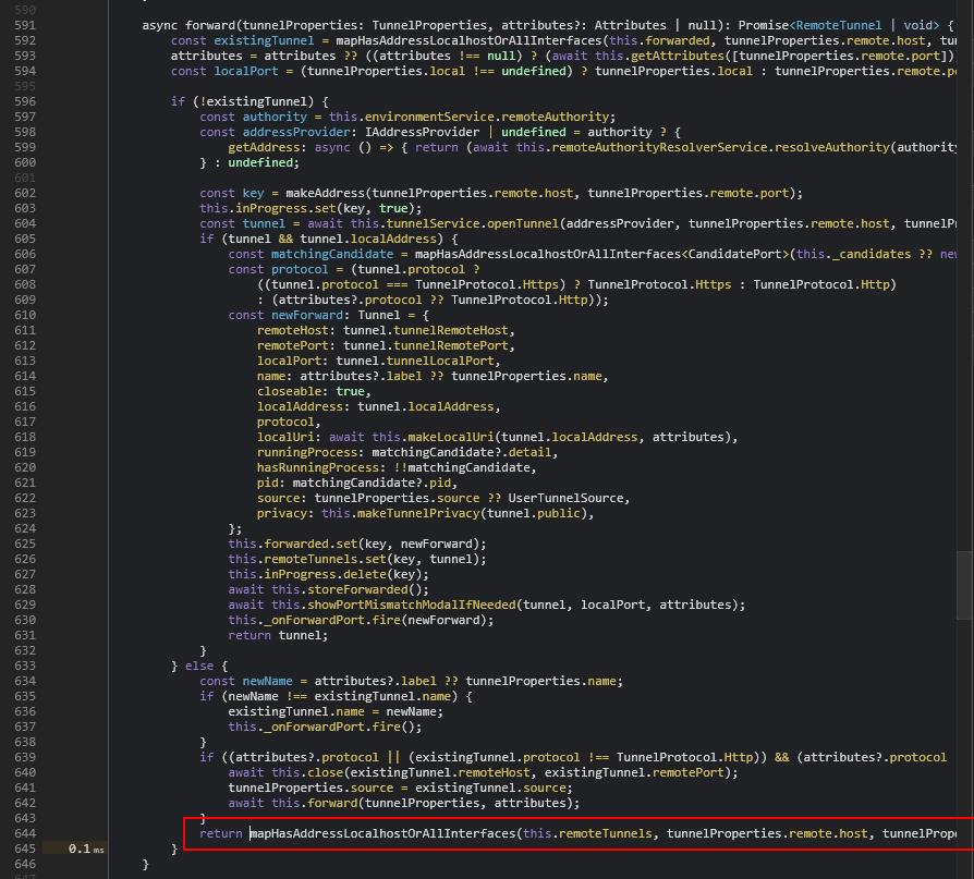 remoteExplorerService.ts function takes 7 seconds on window reload ...