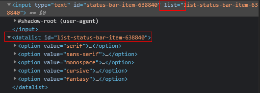 datalist popup isn't positioned correctly when used within a webview ...