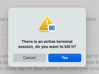 Make terminal panel exit confirmation align with new "terminate ...