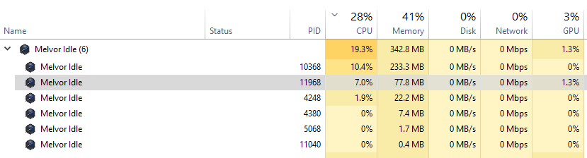 Excessive CPU and GPU usage when any progress bar is on screen · Issue #1539 · MelvorIdle ...
