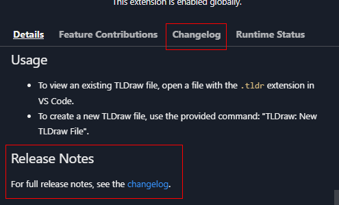 [bug] Don't call out the changelog in the vscode ext readme · Issue #420 · tldraw/tldraw-v1 · GitHub