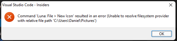 Unable to resolve filesystem with relative file path · Issue #137524 ...