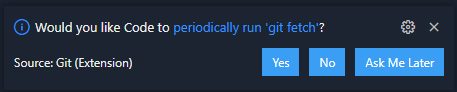 Sync periodically run git fetch response · Issue #138592 · microsoft/vscode · GitHub