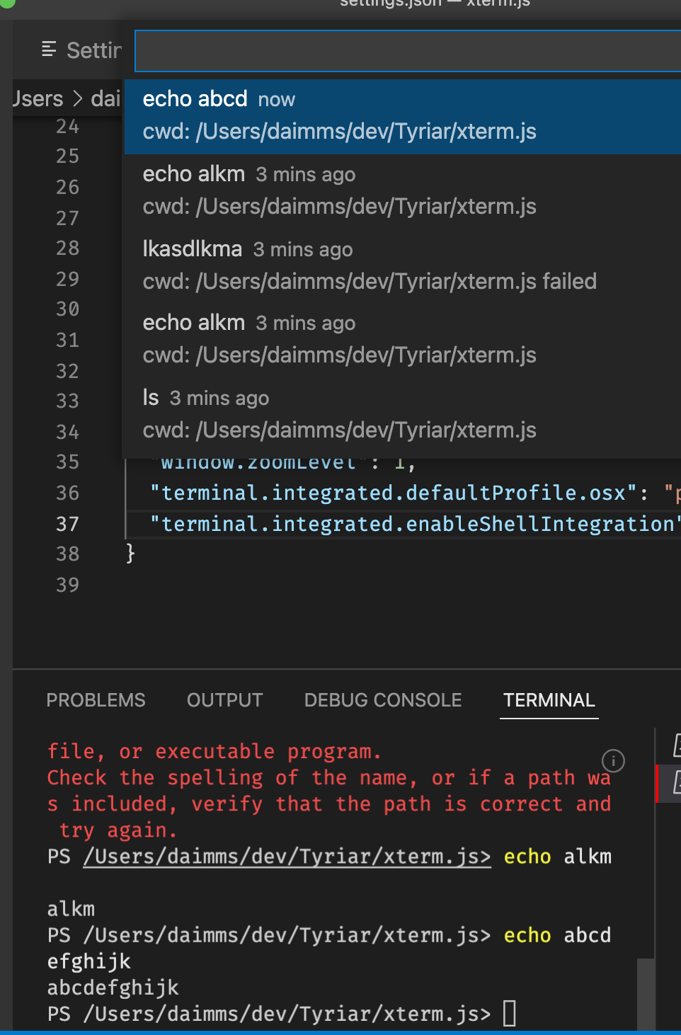 Shell Integration Doesnt Remember Multi Line Commands · Issue 140664 · Microsoftvscode · Github