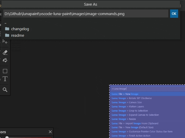 Simple image dialog should remember file name when switching folders ...