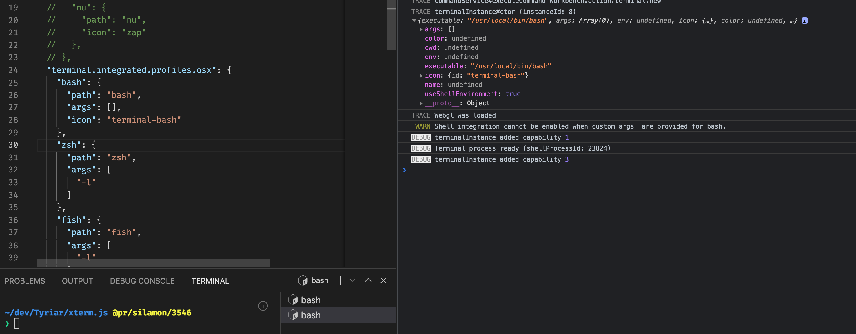 Shell Integration Arg Injection Isnt Working On Bash · Issue 141189 · Microsoftvscode · Github