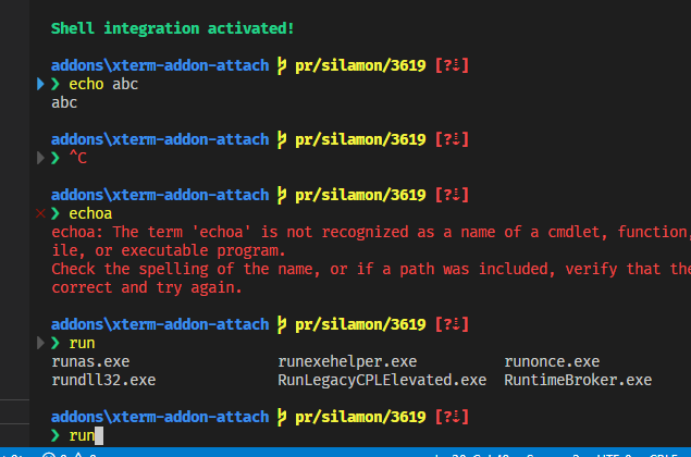 Show arrow outline for commands without exit code · Issue #143017 ...