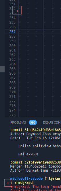 Have command decorations use same red as scm decorations · Issue #143205 · microsoft/vscode · GitHub