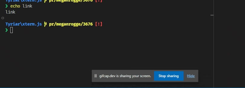 Extension Provided Terminal Links Dont Work When Activating Via Tooltip · Issue 144266