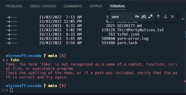 Terminal command navigation: Selecting content above current line does ...