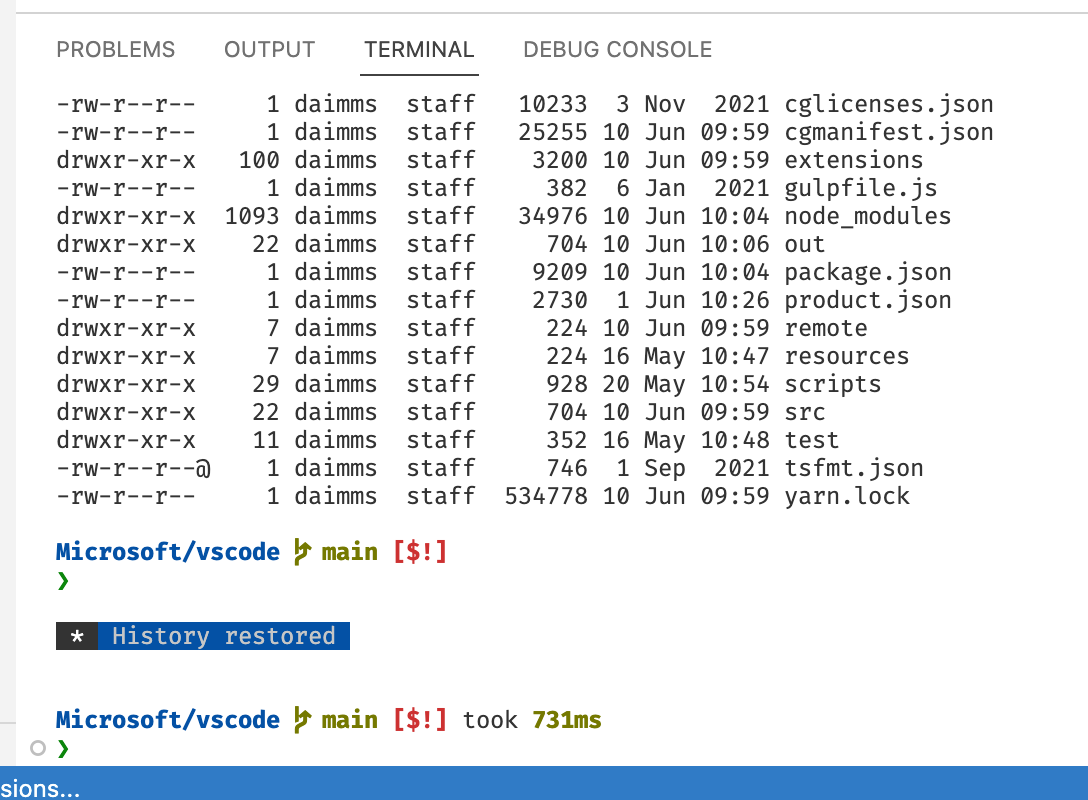 Polish VS Code messages in the terminal and make consistent · Issue ...