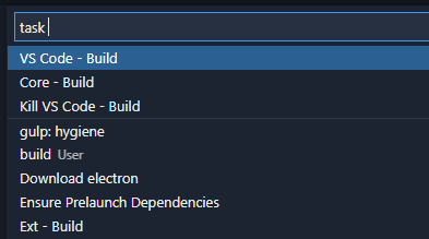 show task icon/colors in the task quick pick · Issue #151758 · microsoft/vscode · GitHub