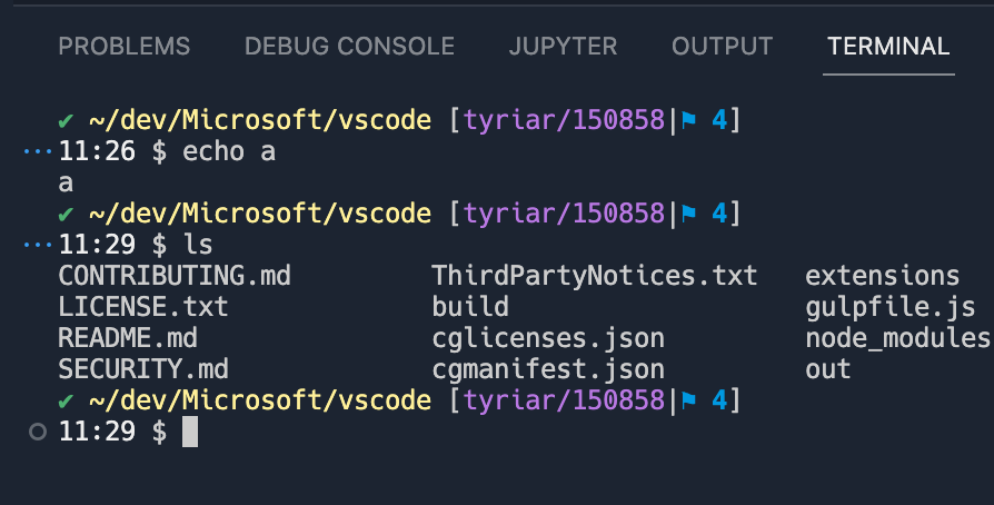 Shell Integration indicator always empty circle when PROMPT_COMMAND is two functions · Issue ...