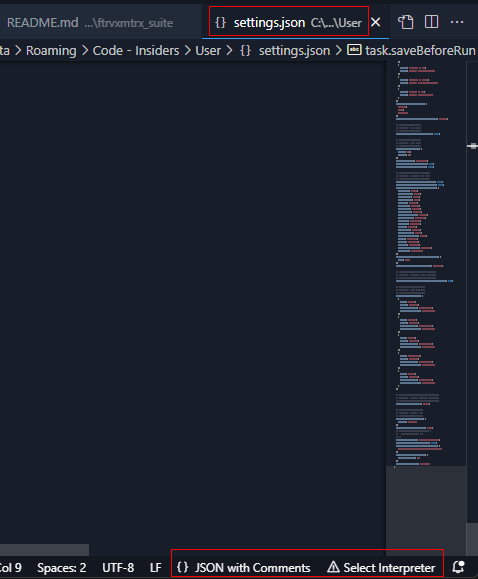 Python Select Interpreter Shows Up When Settingsjson Is Open · Issue 19290 · Microsoftvscode