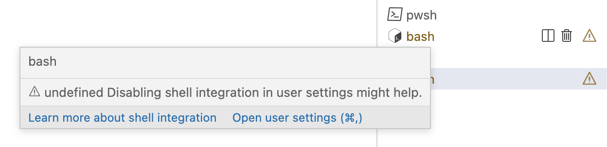 Running Exit In A Terminal On Mac Relaunches The Shell · Issue 154421 · Microsoftvscode · Github