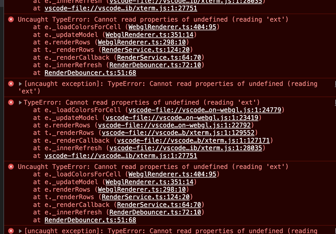 Sometimes the terminal loads with the wrong color set · Issue #157715 ...