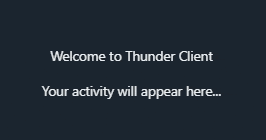 The welcome to thunder client text is selectable · Issue #739 ...