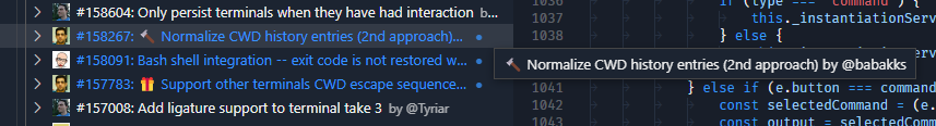 It's unclear what the blue highlighted PRs mean · Issue #3867 · microsoft/vscode-pull-request ...