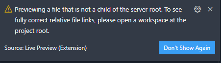 livePreview.notifyOnOpenLooseFile is not respected when navigated to manually · Issue #271 ...