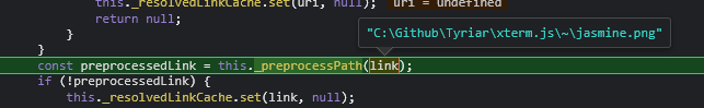 Ctrl+Left Click to open a path start with ~ in terminal is not working ...