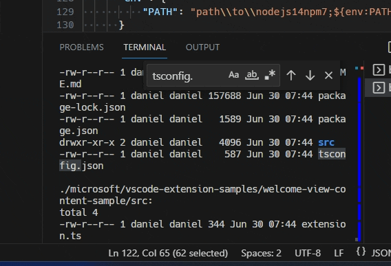 Integrated terminal find next not working for wrapped lines · Issue #143255 · microsoft/vscode ...