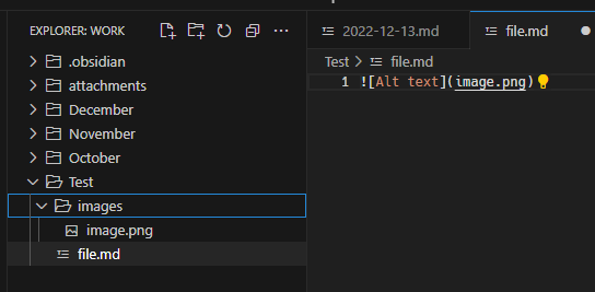 Understand image file links in markdown and move them when the files are moved · Issue #169140 ...