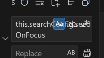 Search box toggles can obscure the search term · Issue #169321 · microsoft/vscode · GitHub
