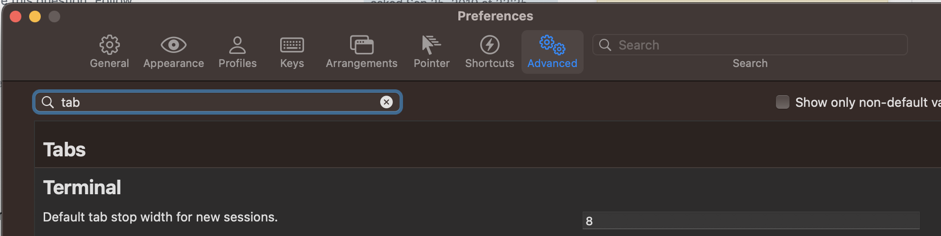 Add a terminal tab stop size setting · Issue #170432 · microsoft/vscode · GitHub