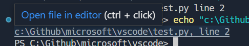 Error renderer "in line" link should include the line number · Issue #172208 · microsoft/vscode ...