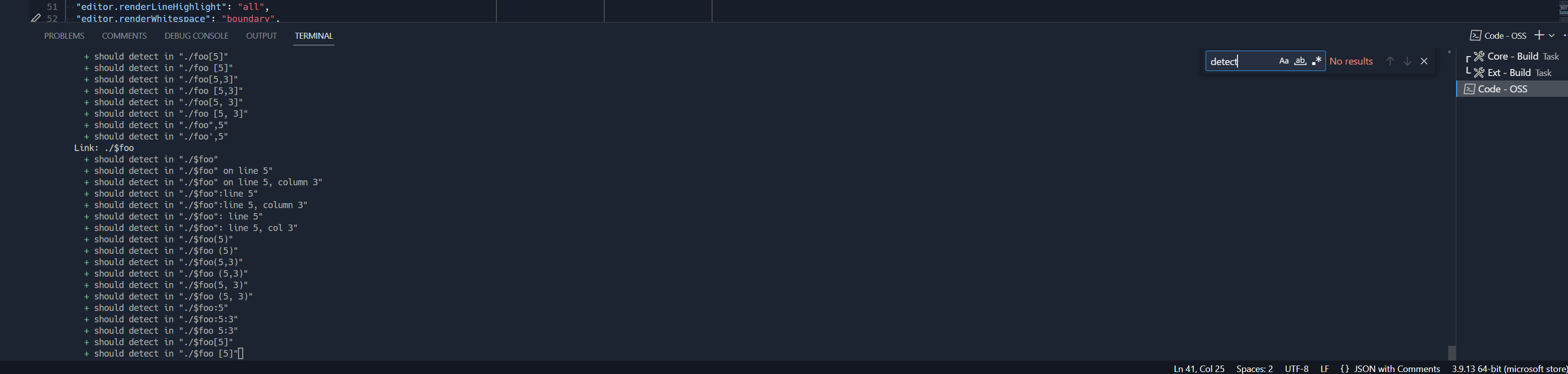 Terminal find buttons are disabled but working · Issue #171493 · microsoft/vscode · GitHub