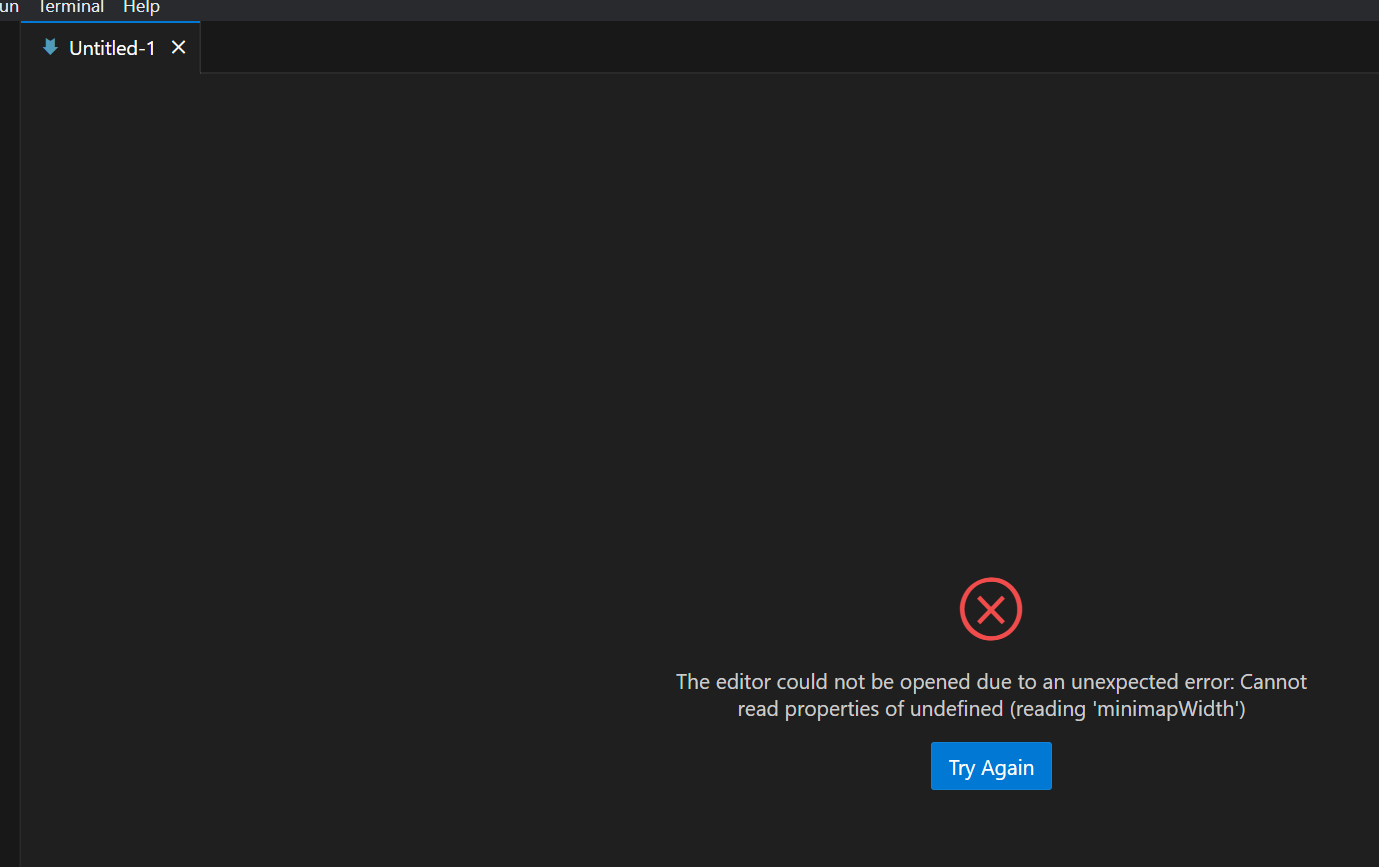 Accessible buffer error on startup · Issue #181541 · microsoft/vscode · GitHub