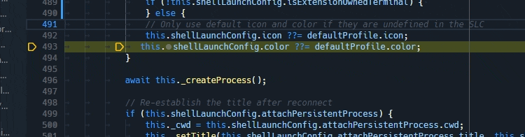 Debugging indicators can mess with tab spacing · Issue #183120 · microsoft/vscode · GitHub