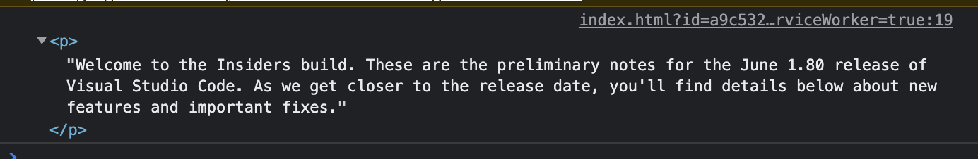 Log when opening release notes · Issue #184731 · microsoft/vscode · GitHub