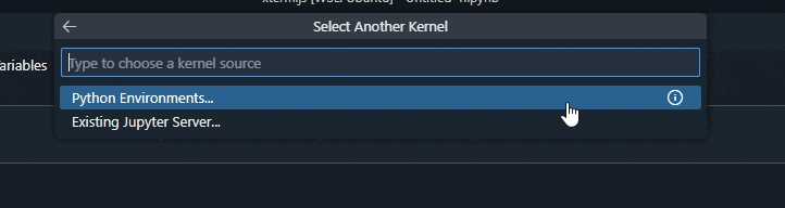 Kernel picker flickers and shows "Outline" toolbar button briefly · Issue #13787 · microsoft ...