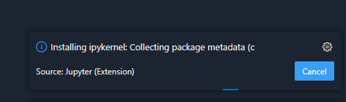 Installing ipykernel: Collecting package metadata (c · Issue #13788 ...