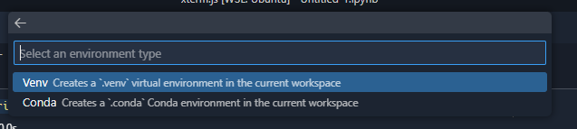 Select environment type and python version should include titles · Issue #21517 · microsoft ...