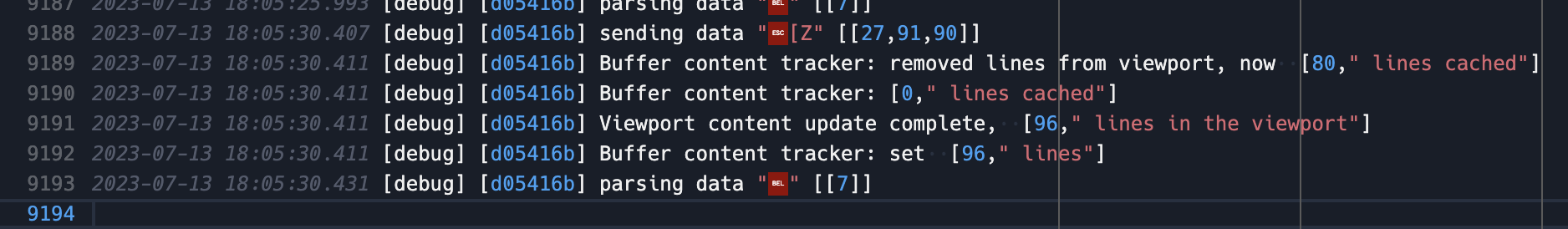 terminal accessible buffer cycles through autocompletions when entering/exiting it without ...