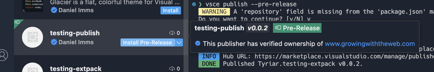Install pre-release button is available when the pre-release version is incompatible · Issue ...