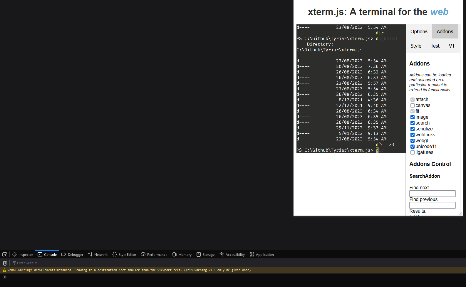 Webgl Warning Drawelementsinstanced When Enabling Webgl With High Dpr In Responsive Design