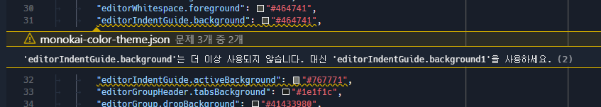 Update Editorindentguidebackground In Built In Themes Editorindentguideactivebackground