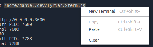 Terminal context menu copy is incorrectly disabled · Issue #29122 · microsoft/vscode · GitHub