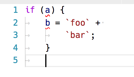 autoIndent doesn't handle indented wrapped TS lines well · Issue #29285 ...