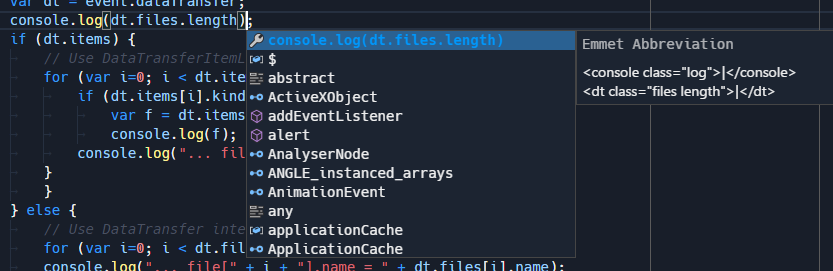 Emmet suggestions show in HTML file tags · Issue #32732 · microsoft/vscode · GitHub