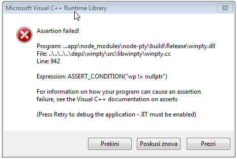 winpty exception when calling kill · Issue #158 · microsoft/node-pty · GitHub