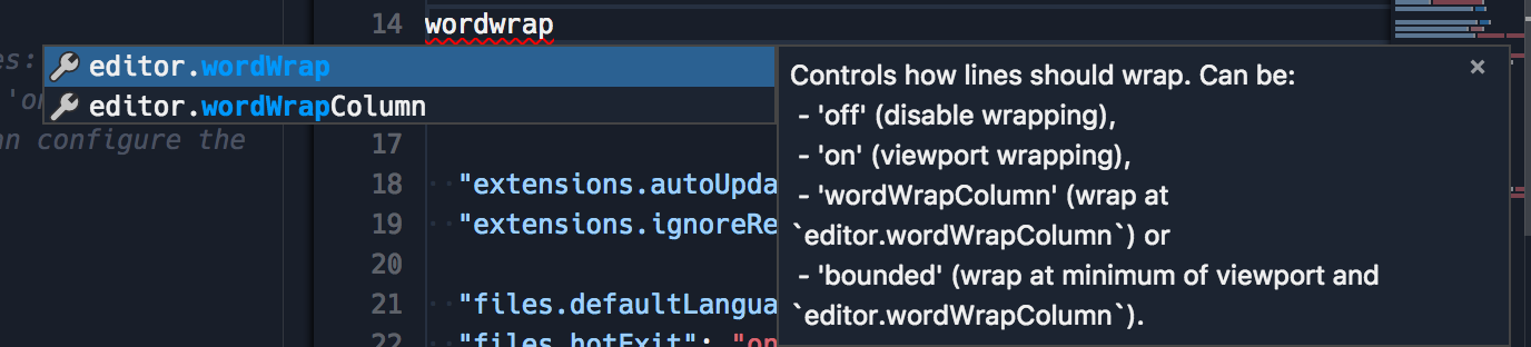 Make VScode remember wordwrap preference · Issue #40830 · microsoft ...