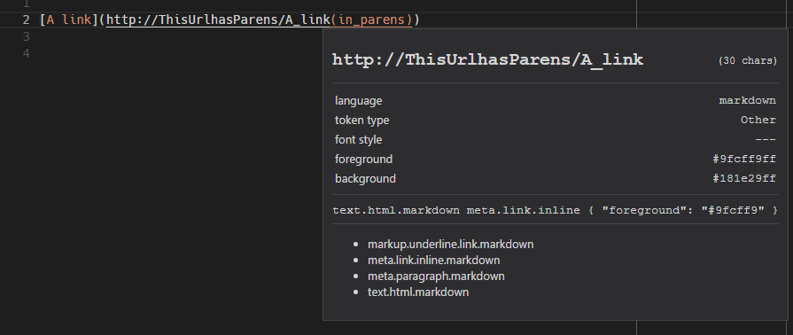 Markdown links do not allow escaping closing paren correctly · Issue #49011 · microsoft/vscode ...