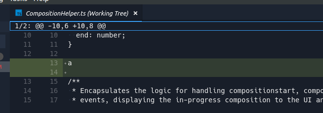 Command to jump to the next/previous difference in the diff editor ...