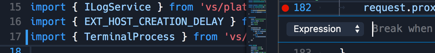 Cannot edit break point in side by side code panels · Issue #53978 ...