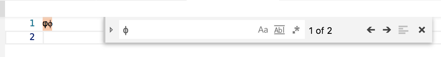 Editor does not distinguish some unicode chars · Issue #61275 ...