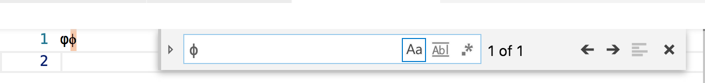 Editor does not distinguish some unicode chars · Issue #61275 ...